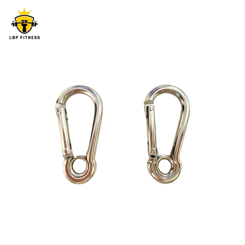 Steel Carabiner Clip with Spring Snap Hook - Resistance Bands ...